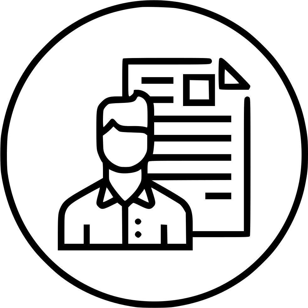 Resume Icons Transparent Background - Document Avatar - Free ...