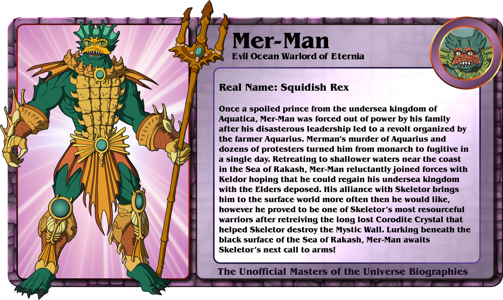 Download He Man And The Masters Of The Universe Merman PNG Image with ...