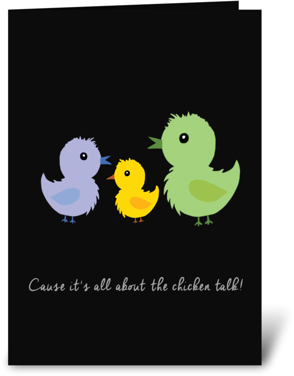Download Cause It's All About The Chicken Talk - Cartoon PNG Image with ...