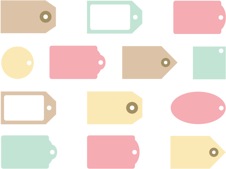 How To Make Free Tags Digital - Transparent Scrapbook Tags - Free ...