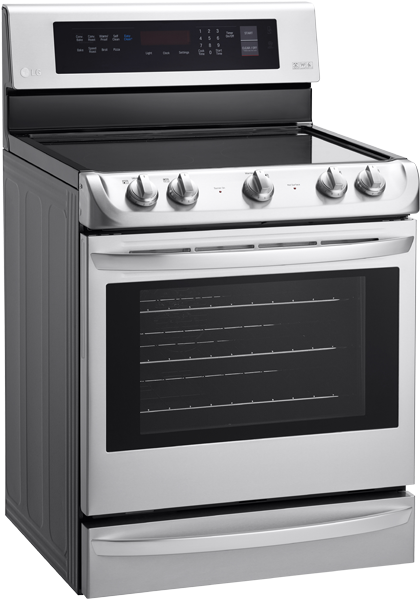 Download Lg Radiant Ceramic Cooktop Range - Kitchen Stove PNG Image ...