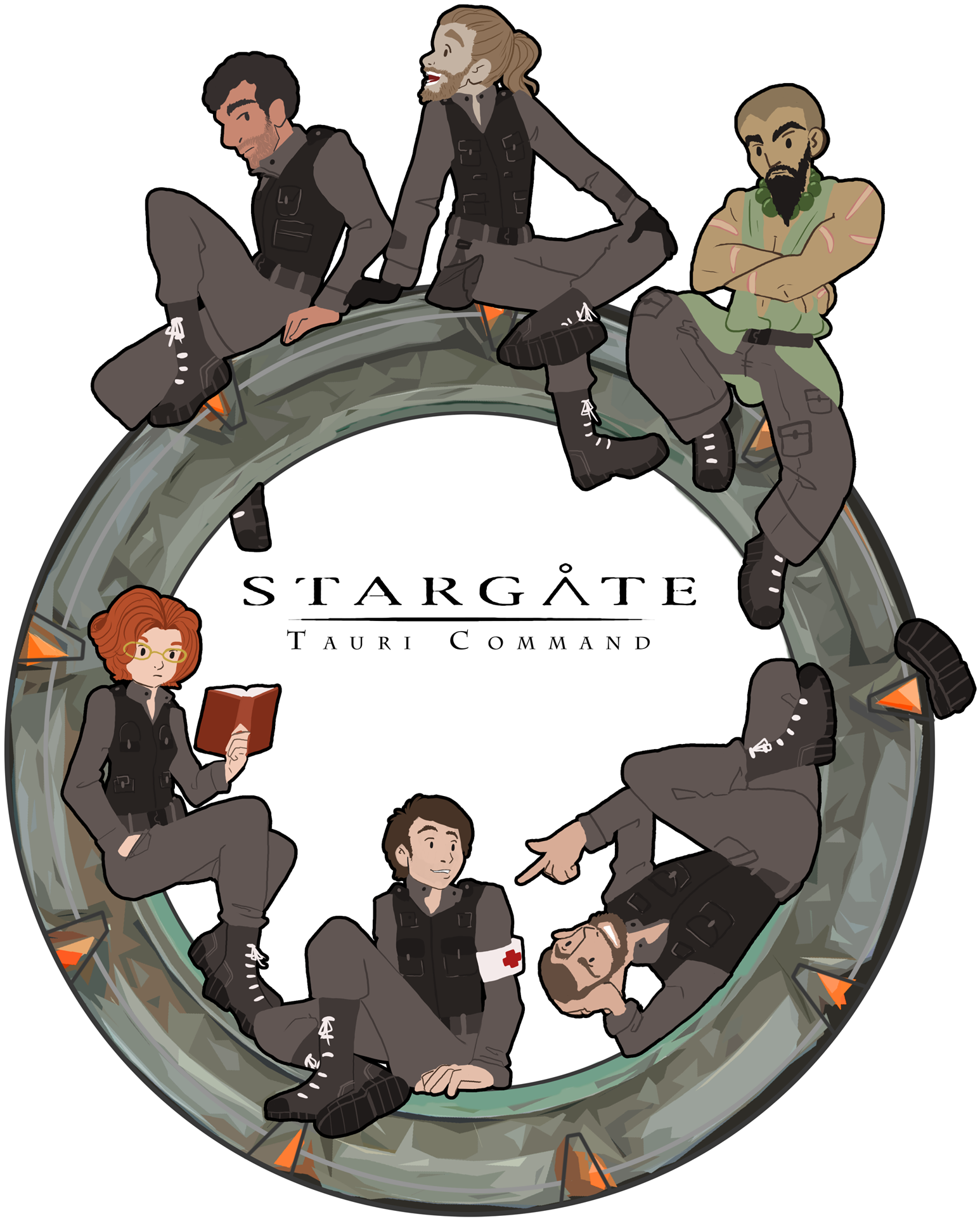 [oc] For A Friend's Stargate Tabletop Game - Cartoon - Free Transparent ...