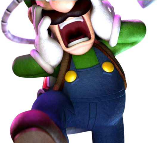 Download Original - Luigi Scared Luigi's Mansion PNG Image with No ...