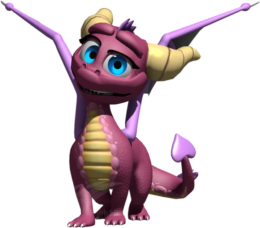 Download Hqh Spyro Model - Ember Spyro A Hero's Tail PNG Image with No ...