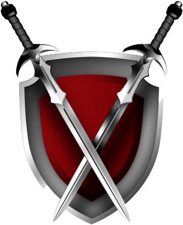 Sword Png Transparent Images - Crossed Swords And Shield - Free ...