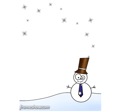 Download Dizzy Snowman Photo Frame - Picture Frame PNG Image with No ...