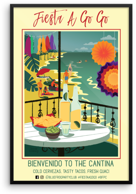 Download Fiesta A Go Go Framed Party Poster, - Party PNG Image with No ...
