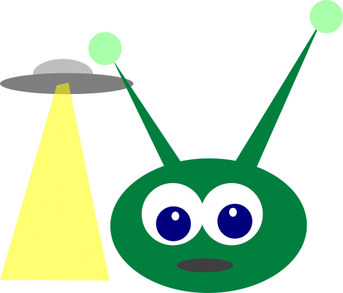 Download Vector - Green Alien With Antenna PNG Image with No Background ...