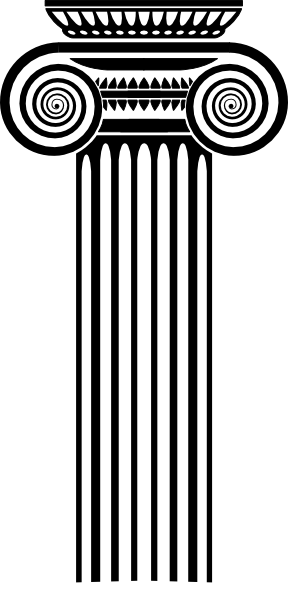 Download Image Royalty Free Stock Column Clipart Ionian - Roman Column ...