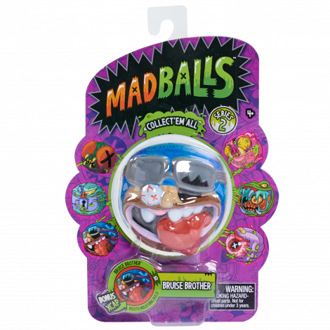Madballs Series 2 Foam Balls Bruise Brother - Mad Balls Foam Balls ...