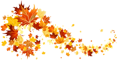 Download Autumn Leaves Banner - Fall Clipart Transparent Background PNG ...
