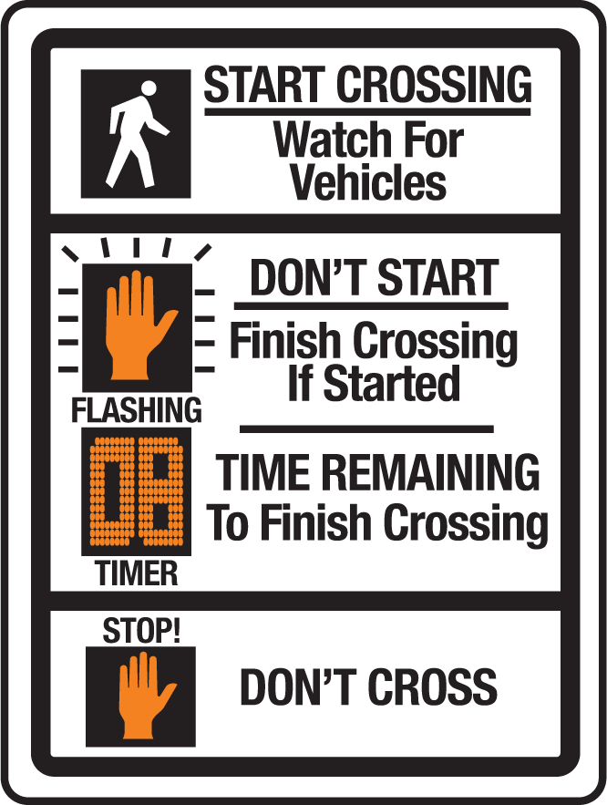 Download Pedestrian Countdown Signal - Countdown Signals PNG Image with ...