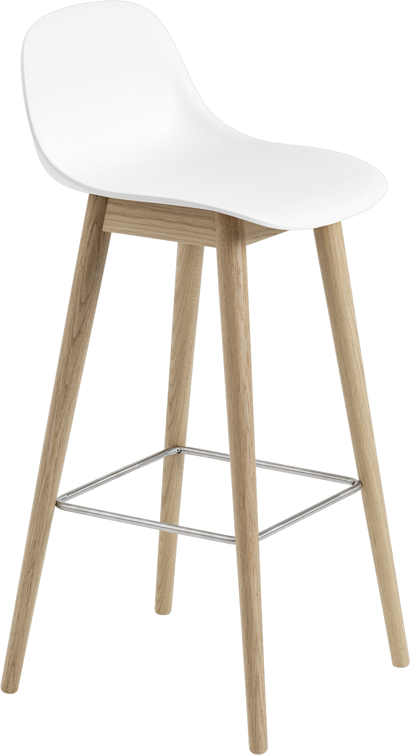 Download 23774 Fiber Bar Stool Wback Wood H75 Whiteoak - Bar Stool PNG ...