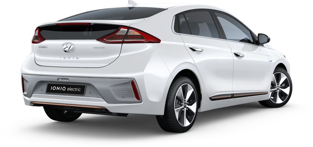 Download Ioniq Electric Car Rear - Hyundai Ioniq PNG Image with No ...