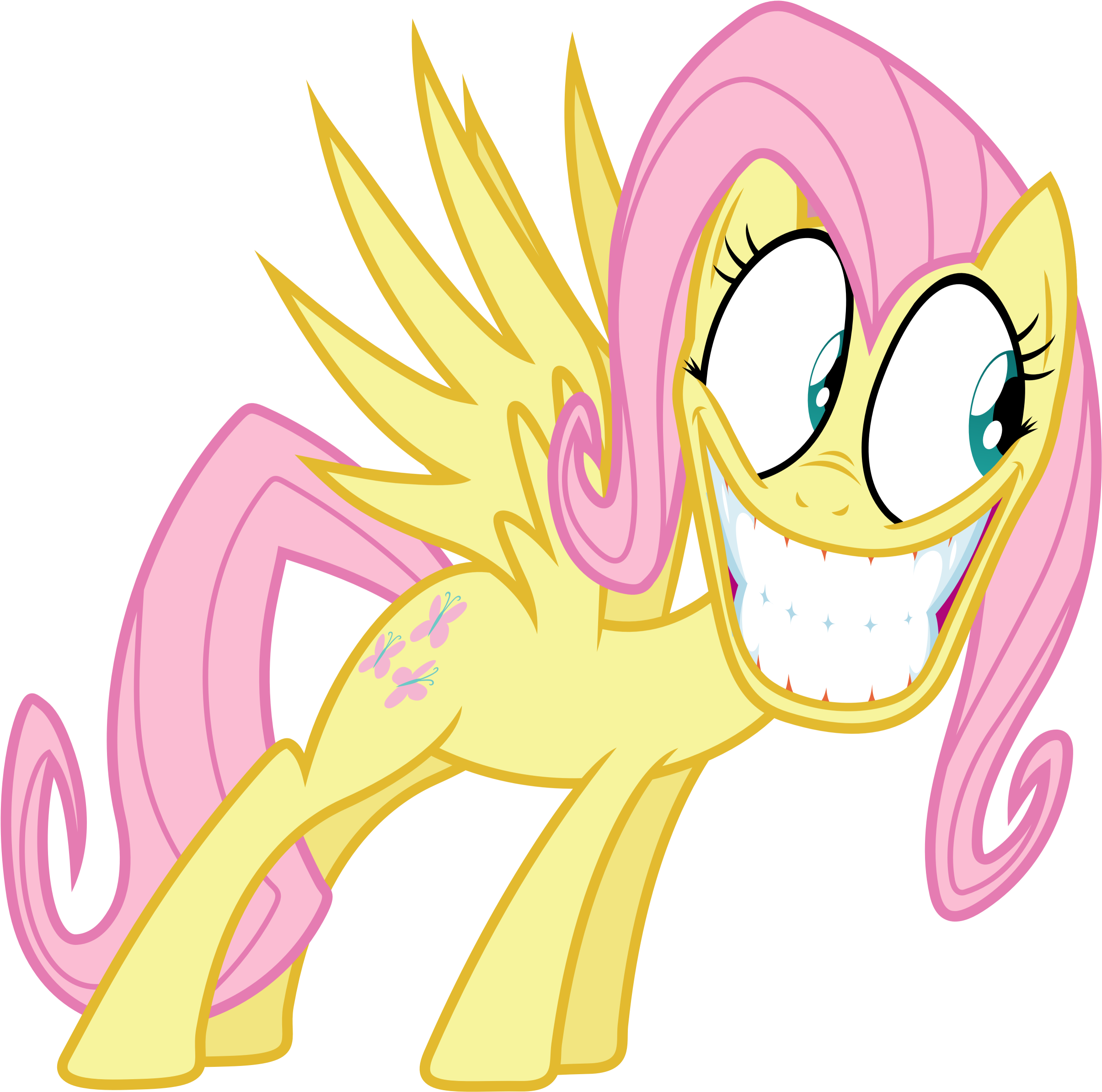 Download Fluttershy Applejack Cartoon Yellow Mammal Pink Vertebrate ...