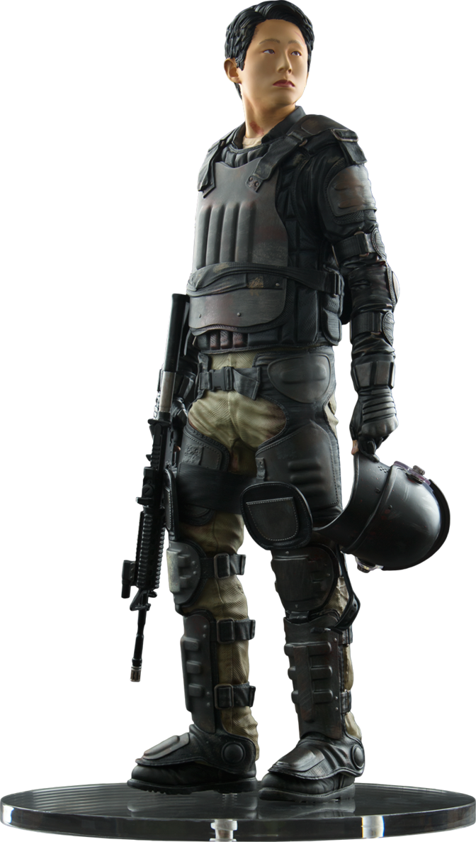 Download Riot Gear Glenn Statue By Coolzero A - Walking Dead Glenn ...