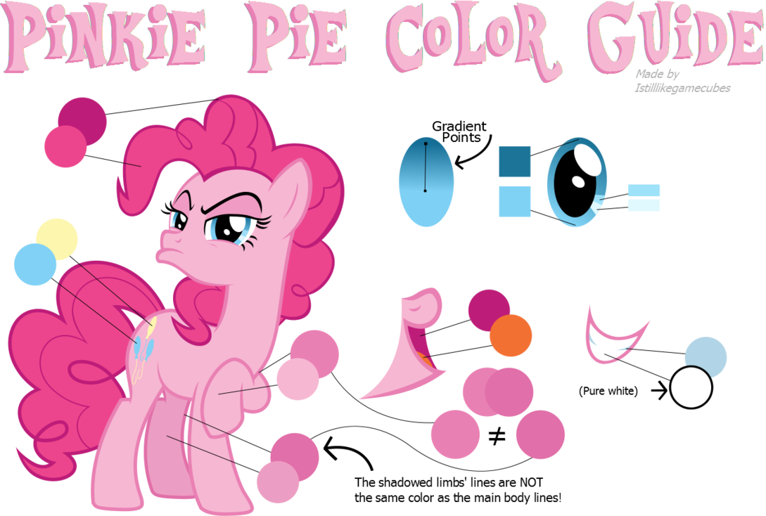 Download Pinkie Pie Color Guide With Pinkie Pie Color Guide - Mlp ...