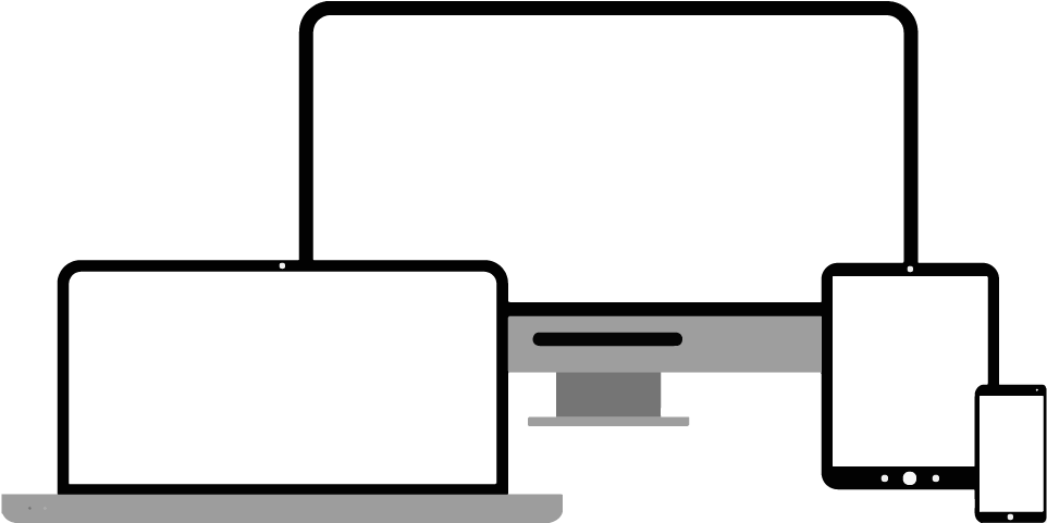 Responsive Design Screens - Diagram - Free Transparent PNG Download ...