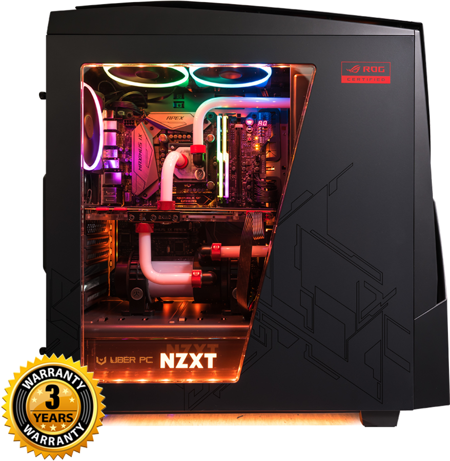 Download Rog Thunder Edition - Nzxt Rog Case PNG Image with No ...