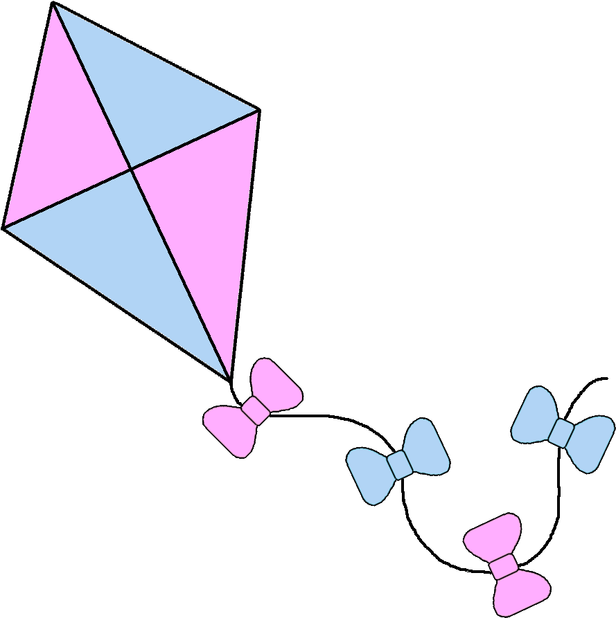 Download Kite Clipart Transparent Background - Cute Kite Transparent ...