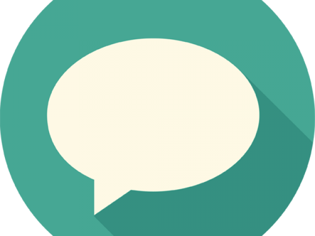 Download Message Clipart Message Bubble - Circle PNG Image with No ...