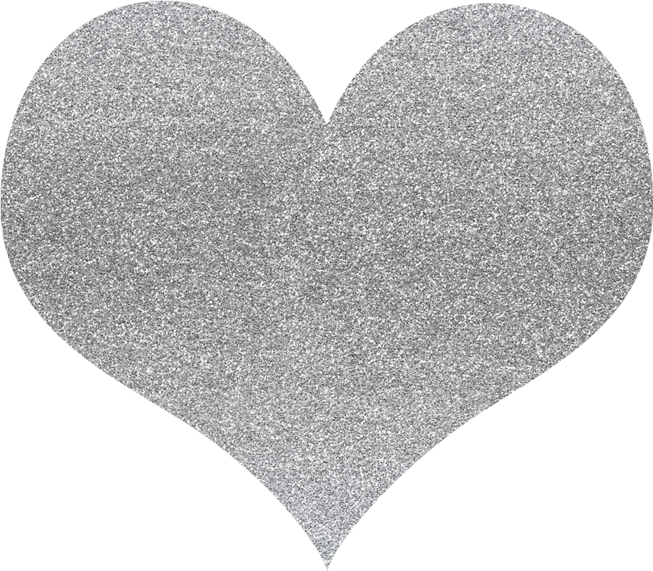 Glitter Clipart Silver Glitter - Heart - Free Transparent PNG Download ...