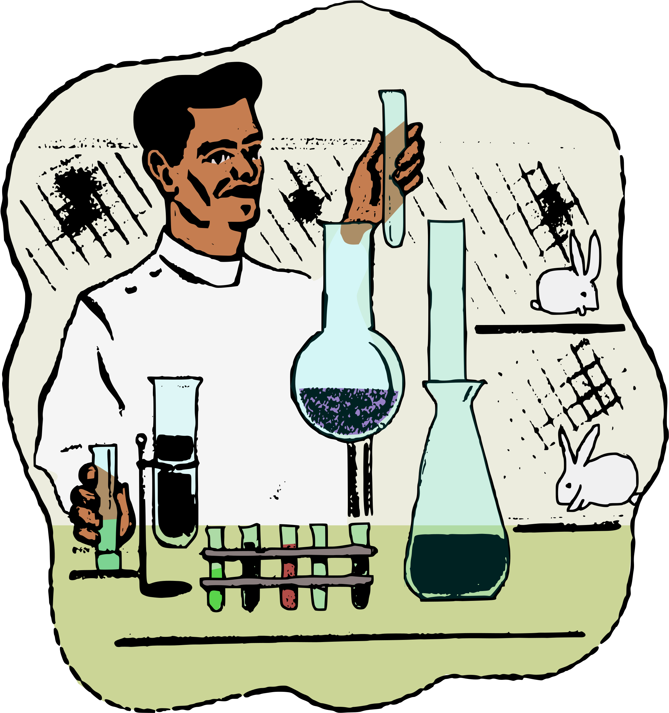 Download Big Image - Drawing On Science Lab PNG Image with No ...