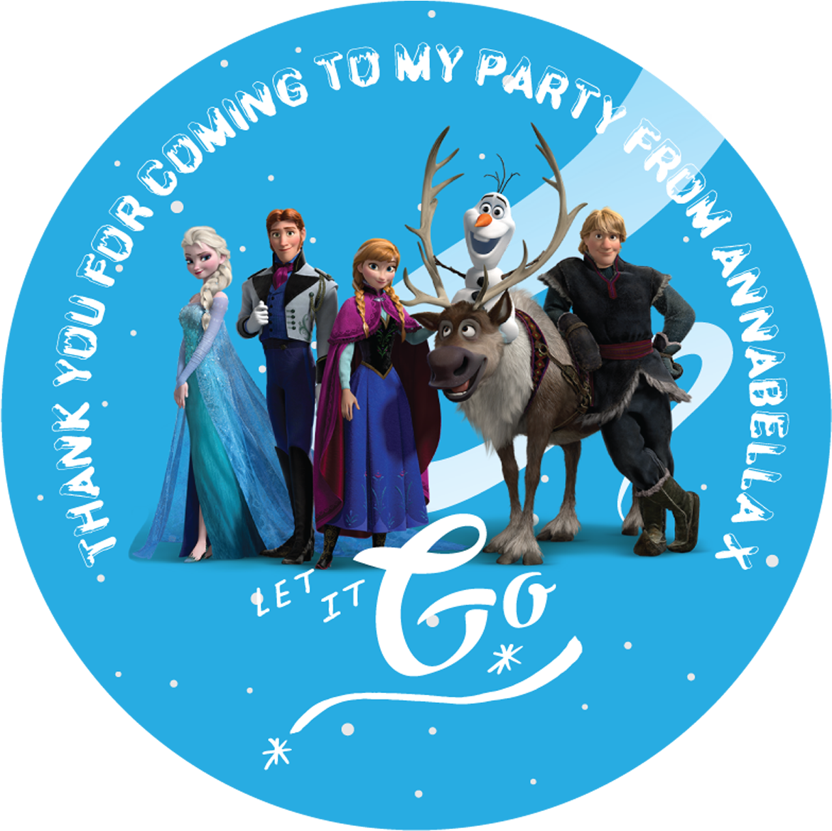 Download Frozen Party Box Stickers - Frozen Movie Poster Hd PNG Image ...