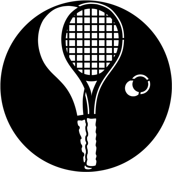 Tennis Racket Gobo - Illustration - Free Transparent PNG Download - PNGkey