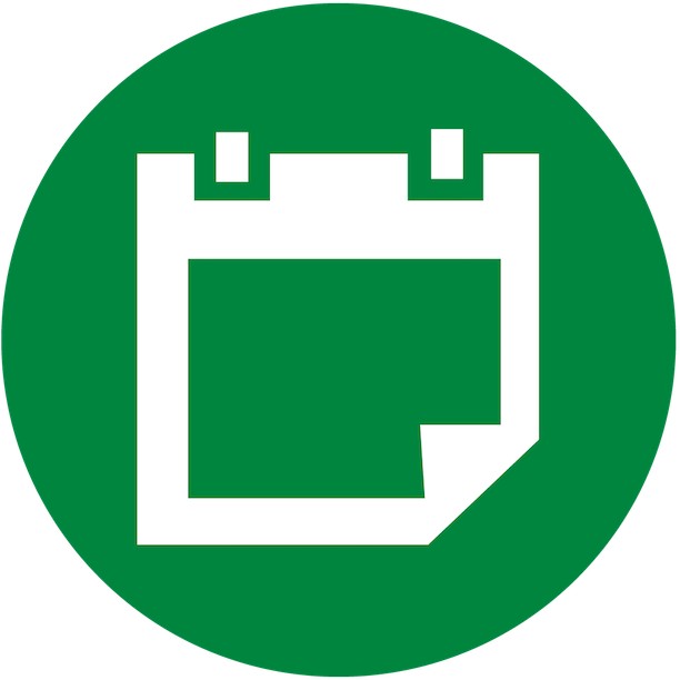 Download Green Calendar Icon Png PNG Image with No Background - PNGkey.com