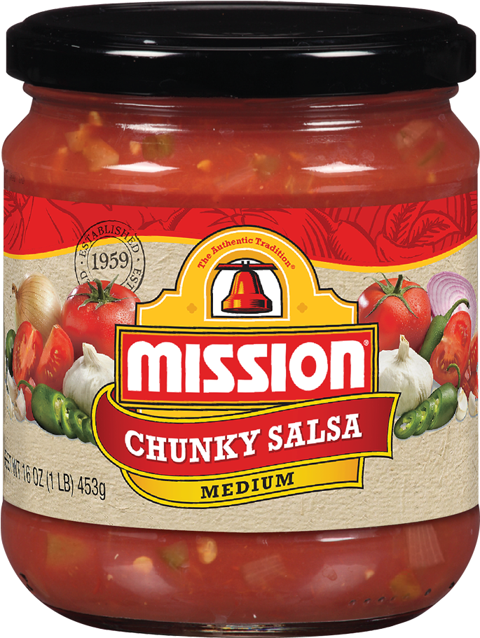 Download Medium Chunky Salsa - Mission Salsa PNG Image with No ...