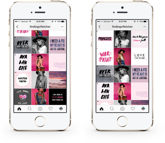 Download Fletcher Curated Insta - Iphone PNG Image with No Background ...