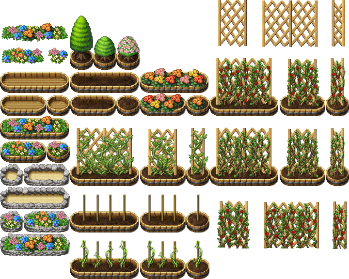 Flower Vine Png - Tileset Rpg Maker Mv - Free Transparent PNG Download ...
