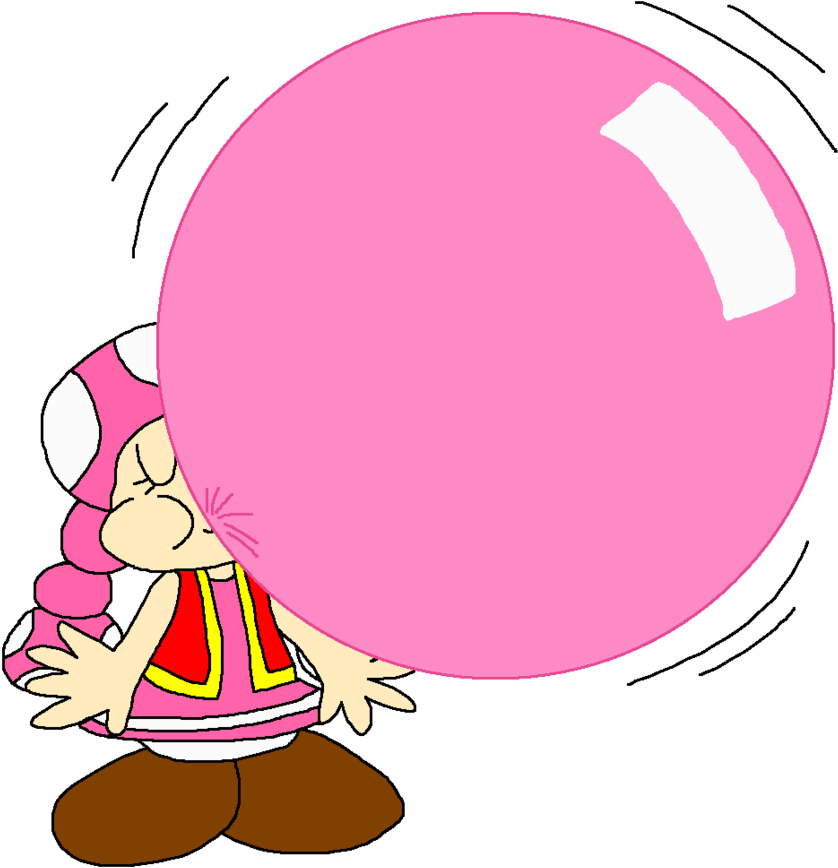 Download Chewing Gum Clipart Babble - Cartoon PNG Image with No ...