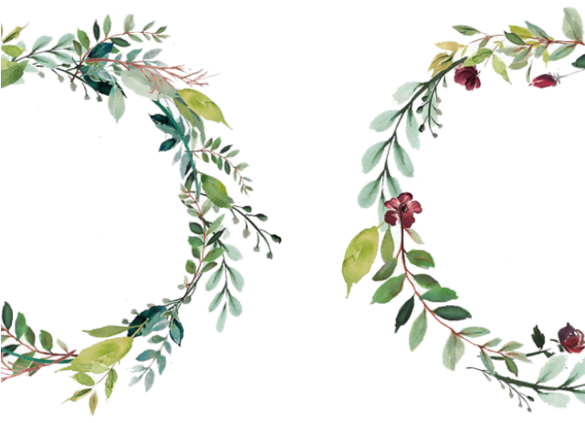 Download Wreath Clipart Watercolor - Png Watercolor Flowers Frame PNG ...