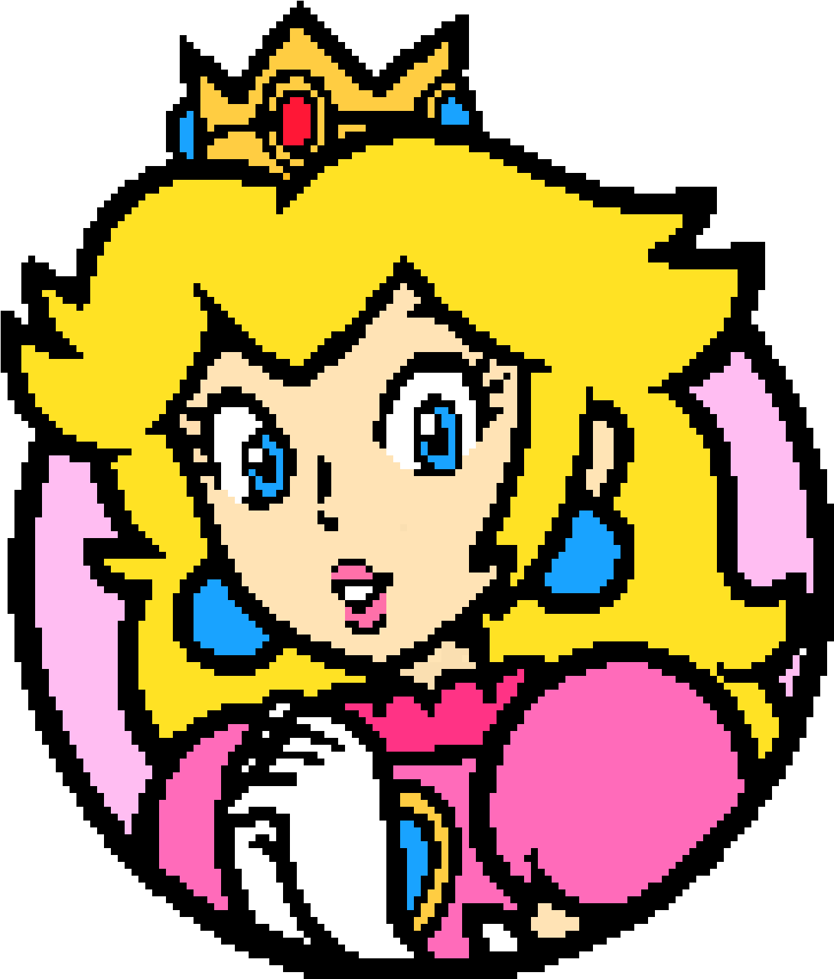 Princess Peach - Super Mario Peach Face - Free Transparent PNG Download - PNGkey