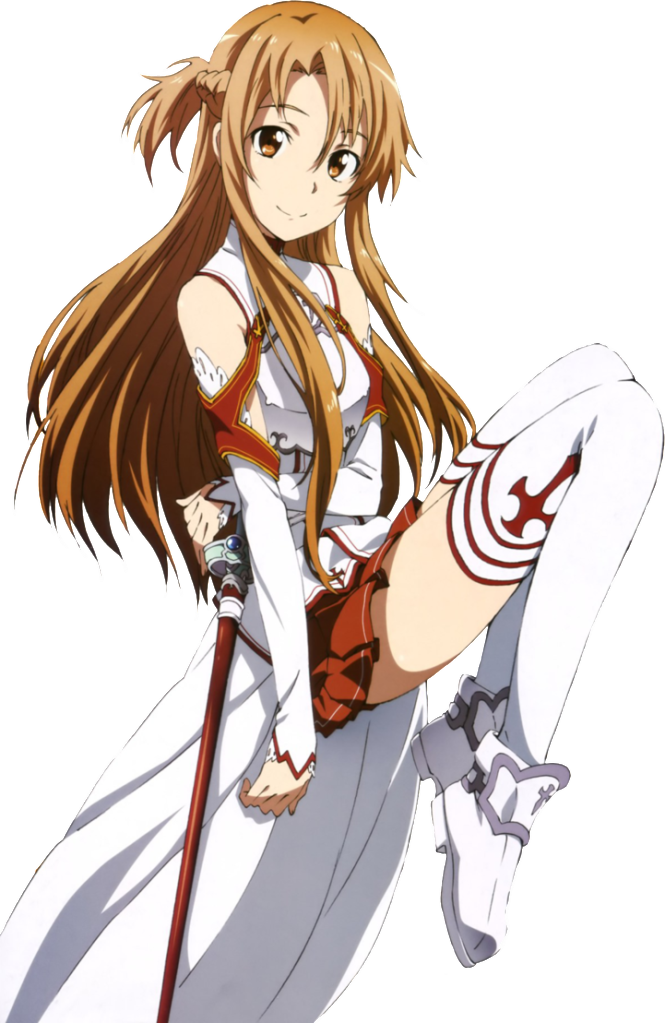 Asuna Yuuki Sword Photo - Cartoon - Free Transparent PNG Download - PNGkey