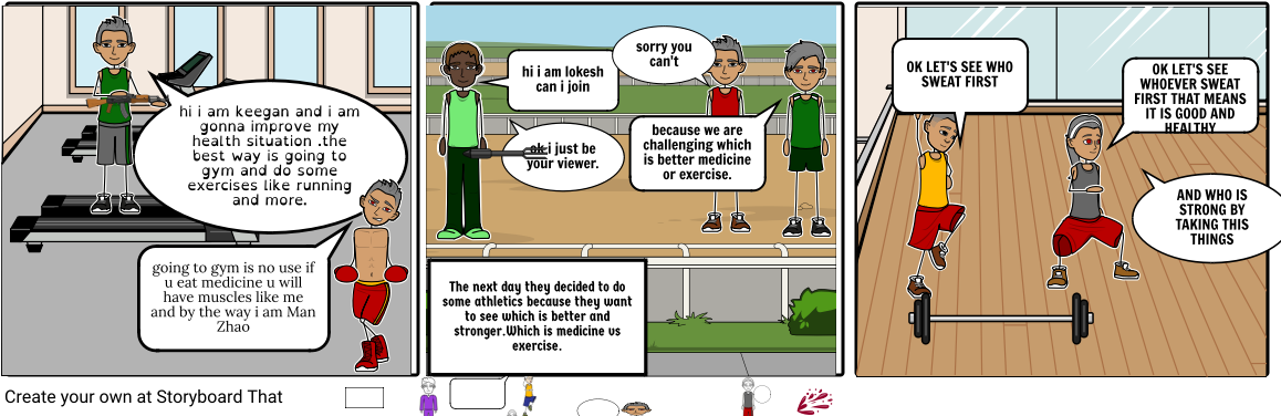 Medicine Vs Exercise - Comics - Free Transparent PNG Download - PNGkey
