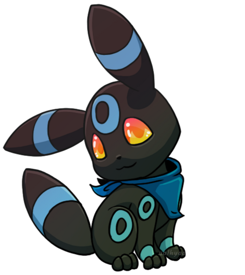 Umbreon Sticker - Chibi Shiny Umbreon - Free Transparent PNG Download ...