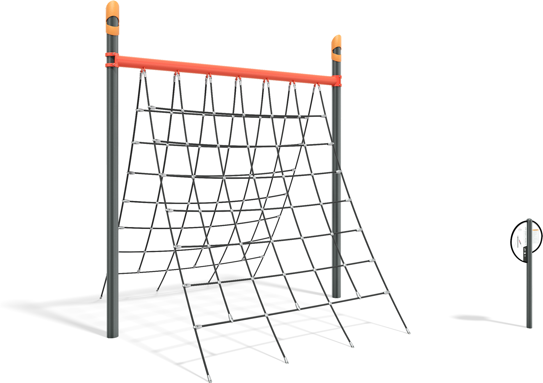 Download New Fitcore™ Extreme A-frame Cargo Net - Playground Net Png ...