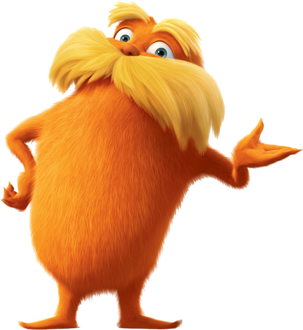 Lorax Trees Clip Art Black And White