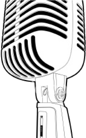 Drawn Microphone Vintage Microphone - Drawing - Free Transparent PNG ...