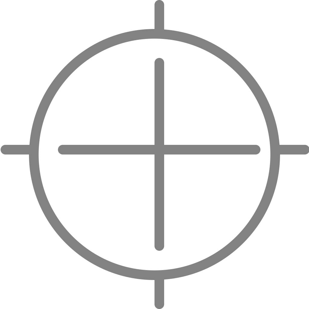 Line Style Icons Scope - Vector Sniper Scope Png - Free Transparent PNG ...