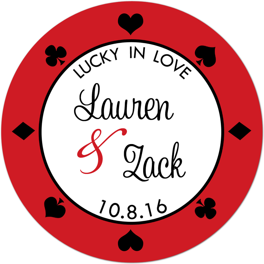 Download Poker Chip Personalized Sticker - Sticker PNG Image with No ...