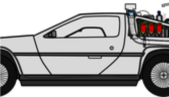 Delorean Clipart - Delorean Time Machine Png - Free Transparent PNG ...