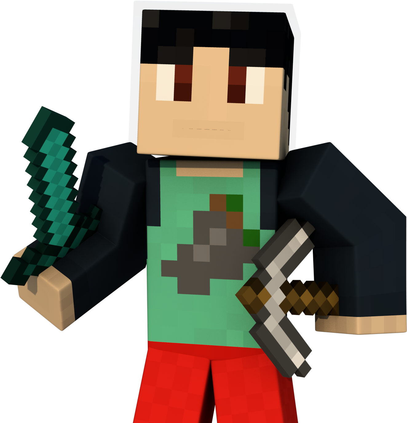 Download Minecraft Render - Hatchet PNG Image with No Background ...