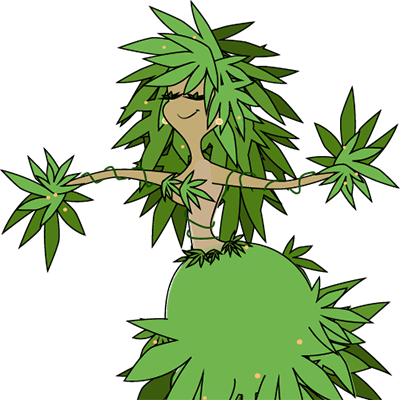 With A Vine Like Body Of Green Limbs, She's The Marijuana - Human Body ...