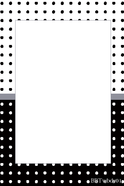 Black And White Polka Dot Border