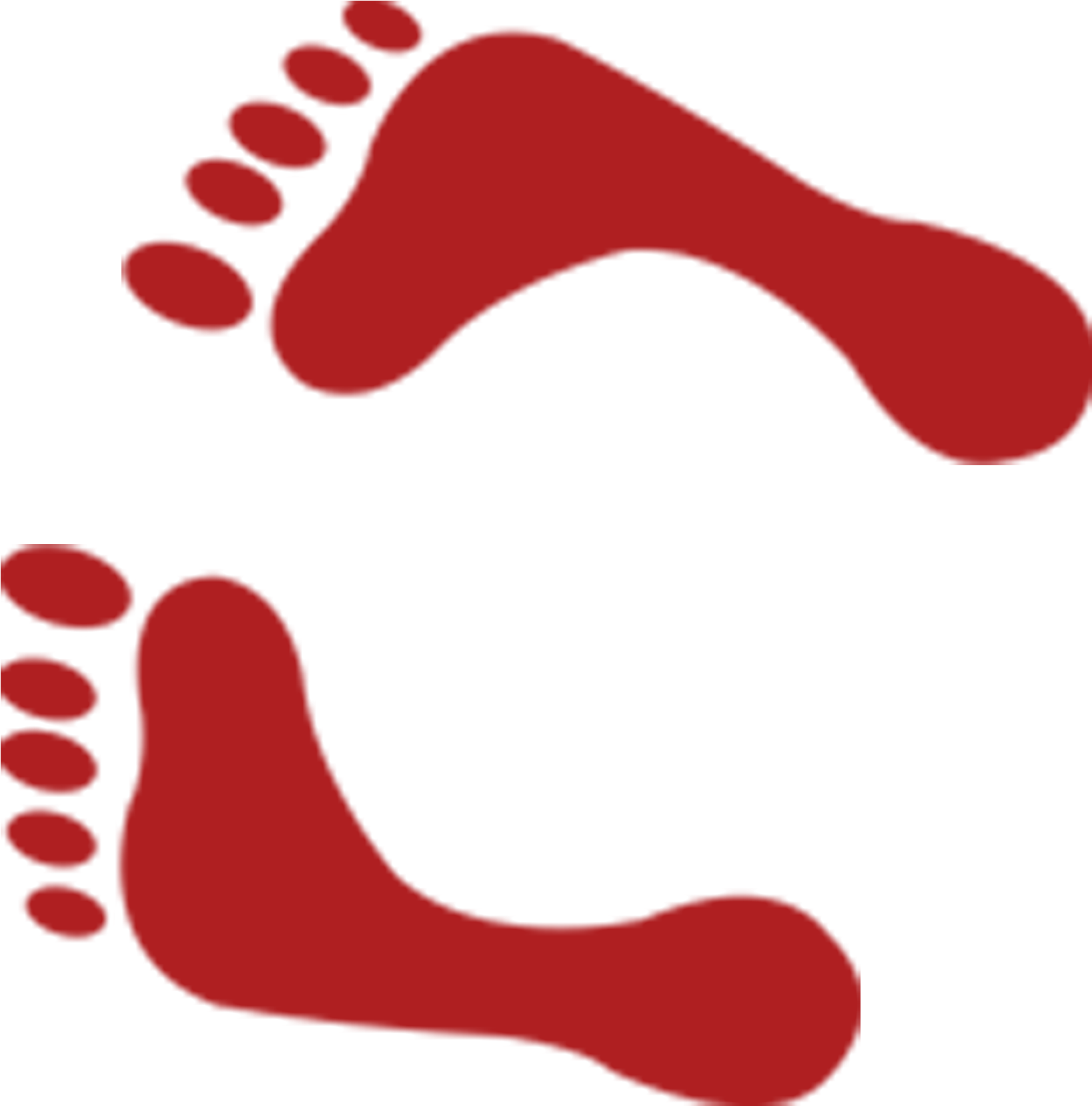 Download Red Footprints 2184*2023 Transprent Png Free - Peep-toe Pu ...