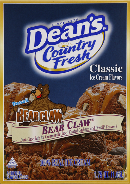 Download Dean's Country Fresh Classic Bear Claw Ice Cream - Deans ...